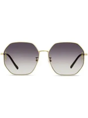 Mcm 165slb Visetos-print Sunglasses - Gold