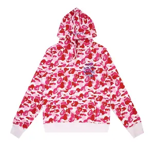 A BATHING APE X Anti Social Social Club Camo Hoodie - Pink
