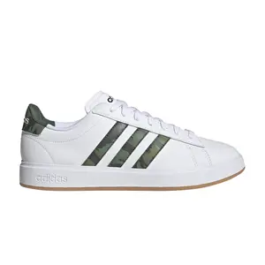 Adidas Grand Court Camo Gum Sneakers - White