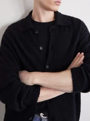 Our Legacy Evening Alpaca-blend Cardigan - Black