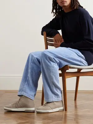 Mr P. Larry Suede High-top Sneakers