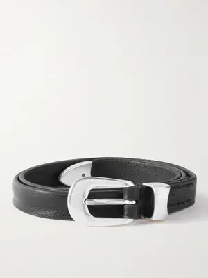 Our Legacy 2cm Leather Belt - Black