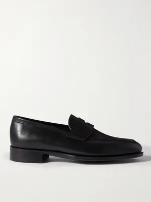 George Cleverley Bradley Ii Leather Penny Loafers