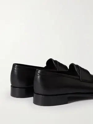 George Cleverley Bradley Ii Leather Penny Loafers