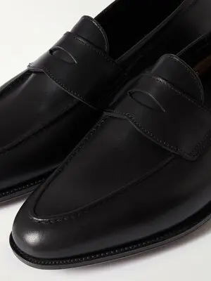 George Cleverley Bradley Ii Leather Penny Loafers