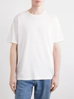 Our Legacy New Box Cotton-jersey T-shirt - White