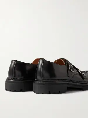 Mr P. Olie Leather Monk-strap Shoes