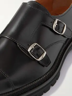 Mr P. Olie Leather Monk-strap Shoes