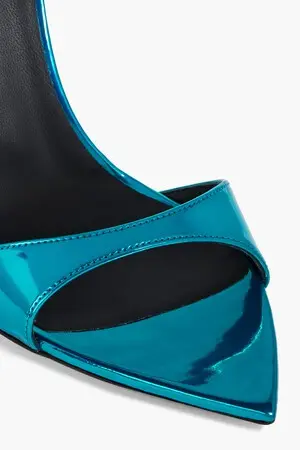 GIUSEPPE ZANOTTI Intriigo 105 Mirrored Sandals - Turquoise