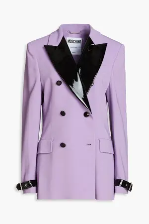 Boutique Moschino Notched Lapel Outerwear For Women