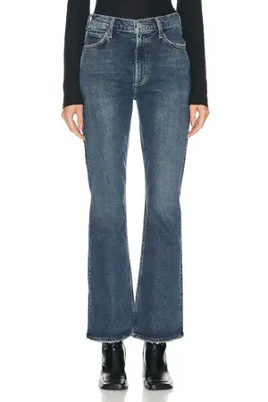 AGOLDE Nico High Rise Slim Boot Jeans - Captivate