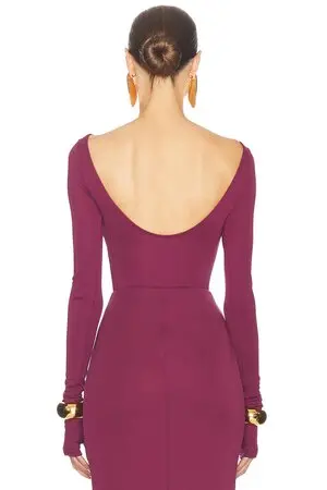 HELSA Matte Jersey Long Sleeve Top