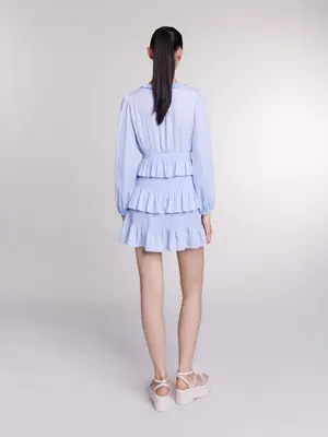 Maje Ruffled Dress