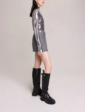 Maje Glittery Top