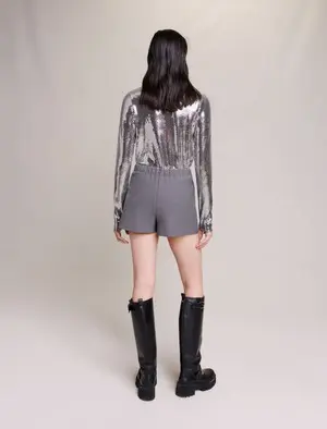 Maje Glittery Top