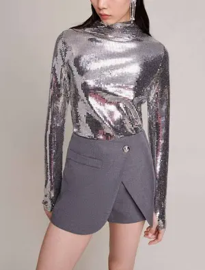 Maje Glittery Top