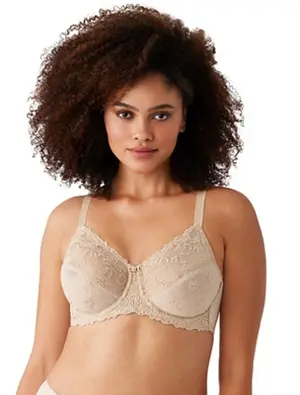 Wacoal Renaissance Rose Underwire Bra White Buff