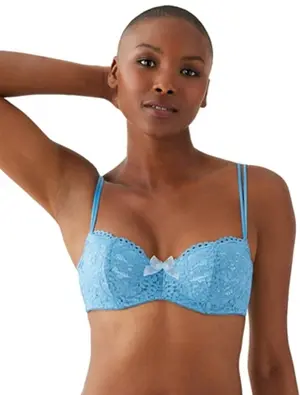 Wacoal B.tempt'd Ciao Bella Balconette Bra - Cyaneus
