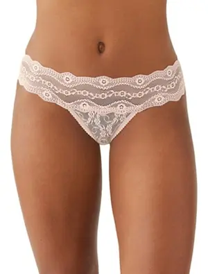 Wacoal Lace Kiss Thong - Rose Smoke