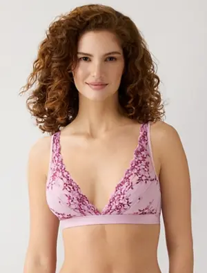 Wacoal Embrace Lace Wire Free Bralette - Keepsake Lilac Multi