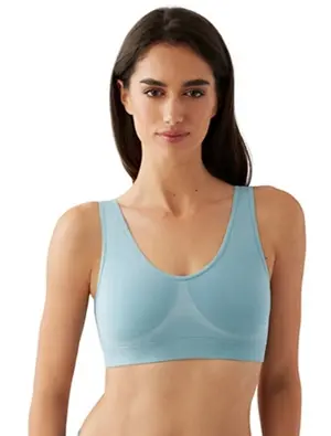 Wacoal B-smooth Wire Free Bralette Sand Stone Blue