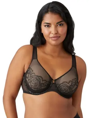 Wacoal Stark Beauty Underwire Bra - Black