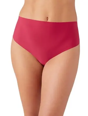 Wacoal B.tempt'd B.bare Hi-waist Thong - Persian Red