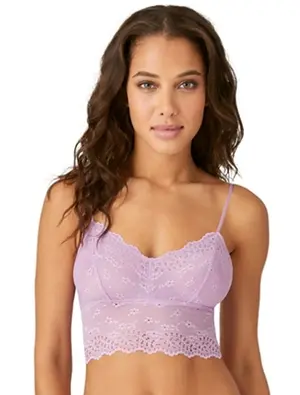 Wacoal Inspired Eyelet Bralette - Lavender Herb