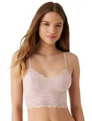 Wacoal Inspired Eyelet Bralette - Rose Smoke
