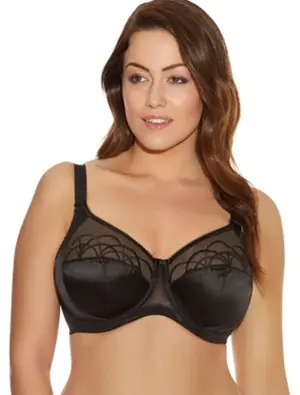 Wacoal Elomi Cate Side Support Underwire Bra - Black