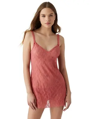 Wacoal Lace Kiss Chemise - Slate Rose