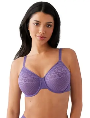 Wacoal Visual Effects Minimizer Bra Wild Azalea Grape Compote