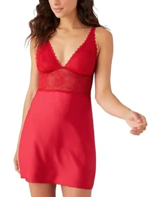 Wacoal No Strings Attached Chemise Crimson Red Crimson Red