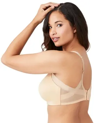 Wacoal Ultimate Side Smoother Wire Free T-shirt Bra - Sand