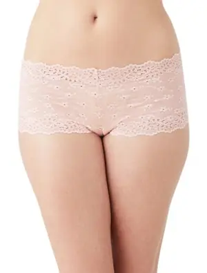 Wacoal Inspired Eyelet Boyshort - Rose Smoke