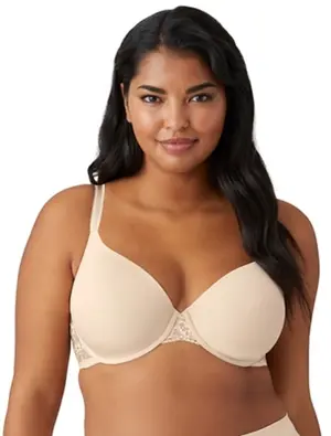 Wacoal French Garden Seamless Underwire T-shirt Bra - Sand