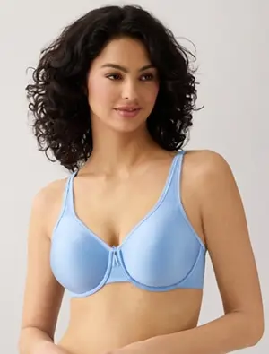 Wacoal Basic Beauty Full Figure Seamless Underwire Bra Bel Air Blue Bel Air Blue