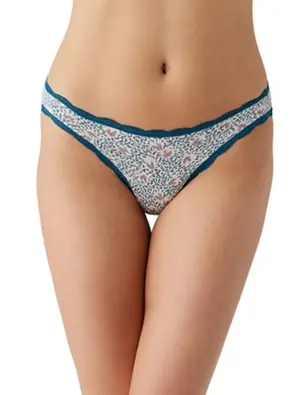 Wacoal Inspired Eyelet Thong Night Brushstroke