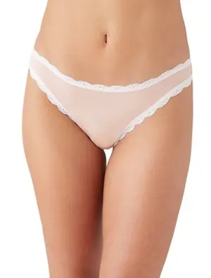 Wacoal Inspired Eyelet Thong - Rose Smoke