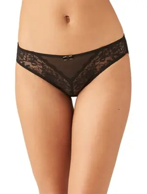Wacoal Lace Encounter Bikini Rose Smoke Night