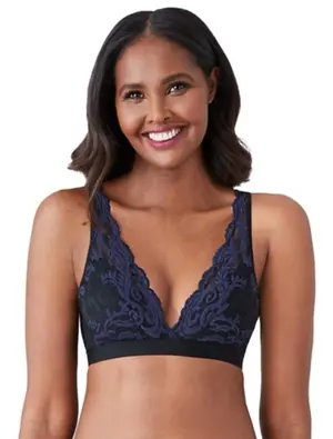 Wacoal Instant Icon Bralette Black/eclipse - Black Eclipse