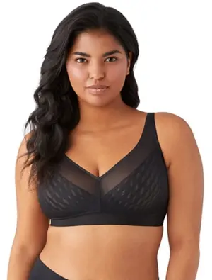 Wacoal Elevated Allure Wire Free Bra Winter Bloom Black