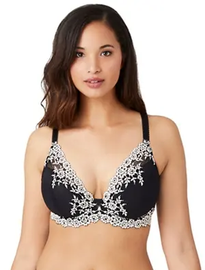 Wacoal Embrace Lace Plunge Bra - Black