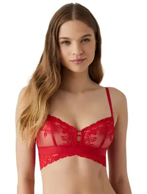 Wacoal Opening Act Bralette Night Haute Red