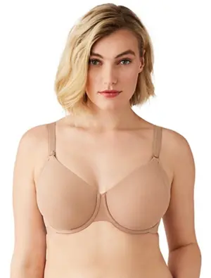 Wacoal Shape Revelation Uneven Underwire Bra - Praline