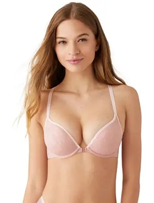 Wacoal Scene Front Close Push Up Bra - Blush Pink