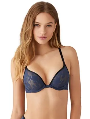 Wacoal Scene Front Close Push Up Bra - Mood Indigo