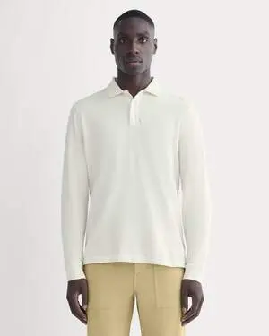 Everlane Long-sleeve Pique Polo Tshirt