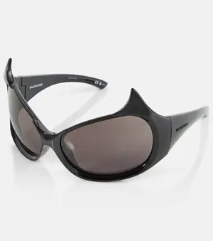 Balenciaga Gotham Cat-eye Sunglasses - Black