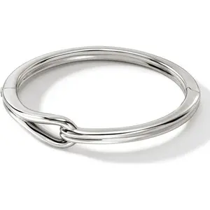 John Hardy Surf Hinged Bangle - Silver